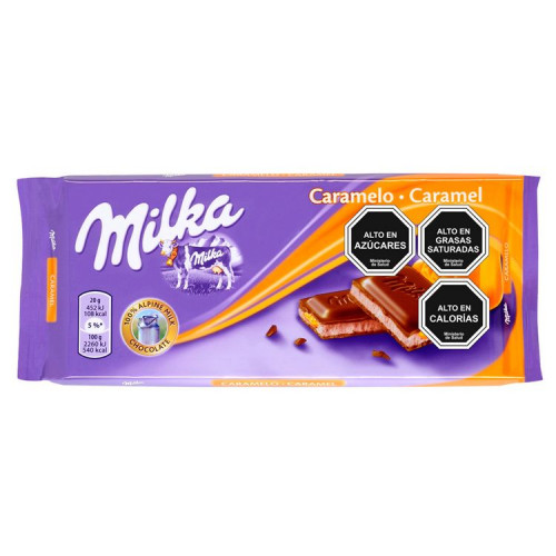 Super El Trebol - Chocolate Milka Caramelo 100 Grs