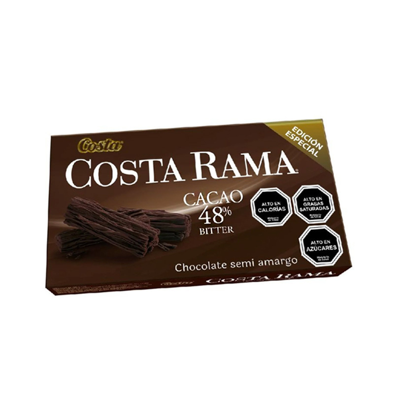 Super El Trebol - Chocolate Costa Rama Bitter 80 grs