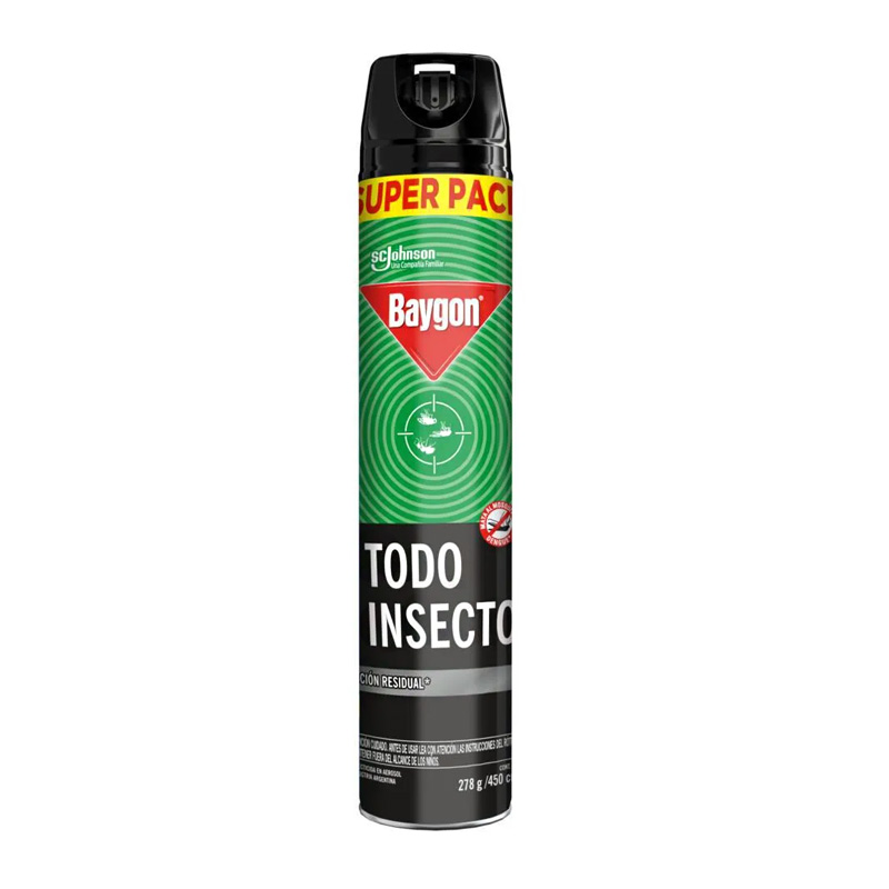Super El Trebol - Insecticida Baygon Todo Insecto 450 ml