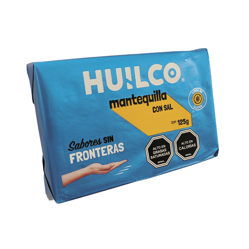 Super El Trebol - Mantequilla Huilco Con Sal 125 Grs