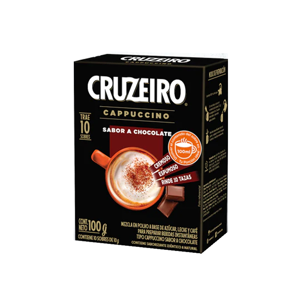 Super El Trebol - Café Cruzeiro Mix Capuccino Chocolate 100 gr