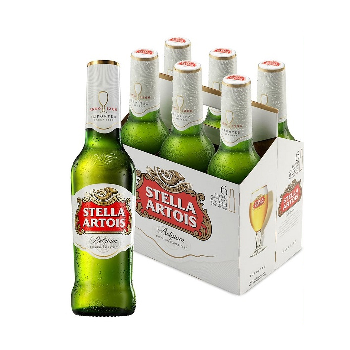 Super El Trebol - Cerveza Stella Artois Botella 6 X 330 cc