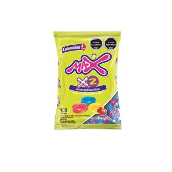 Super El Trebol - Masticable Colombina Max X2 350 Grs