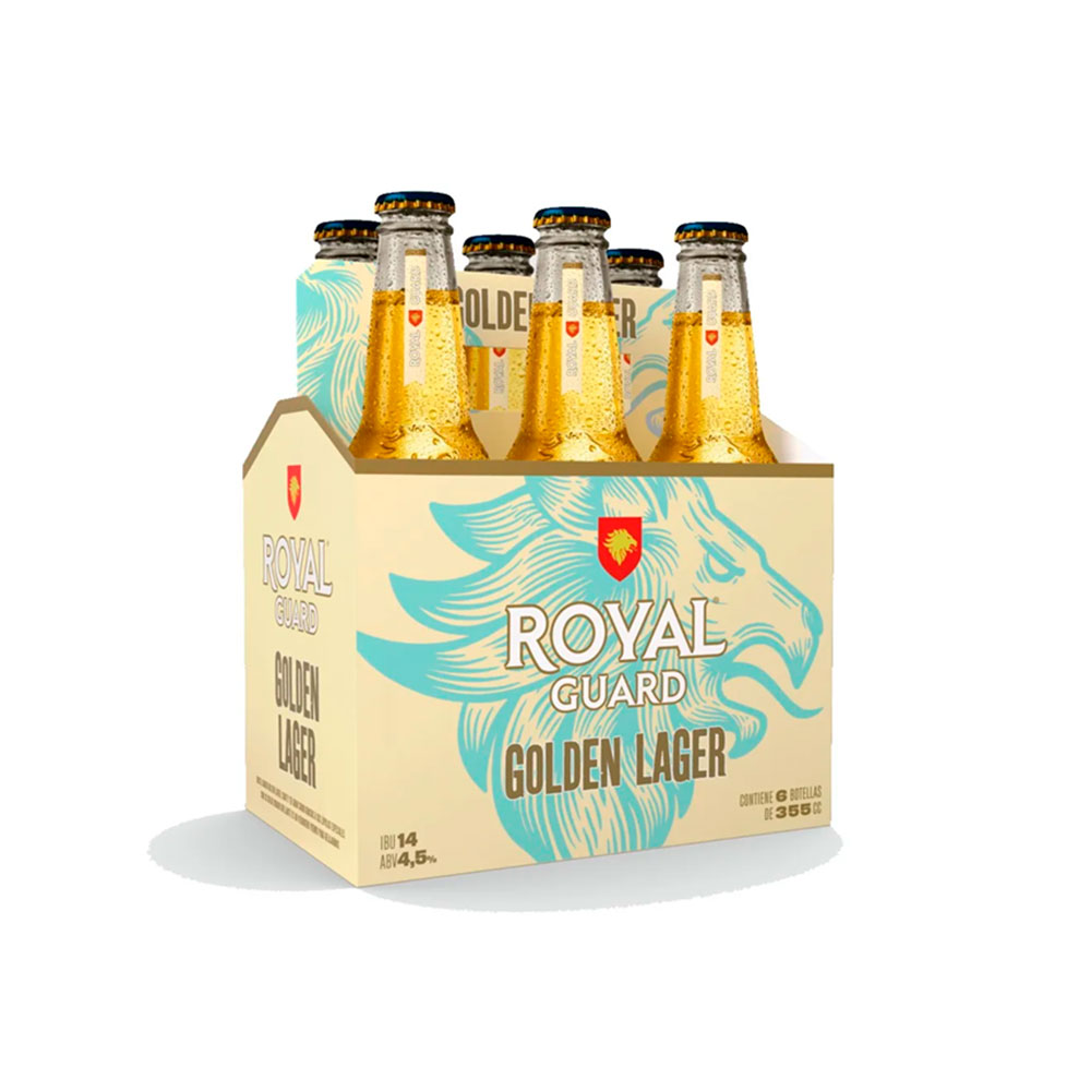 Super El Trebol - Cerveza Royal Golden 6x355cc