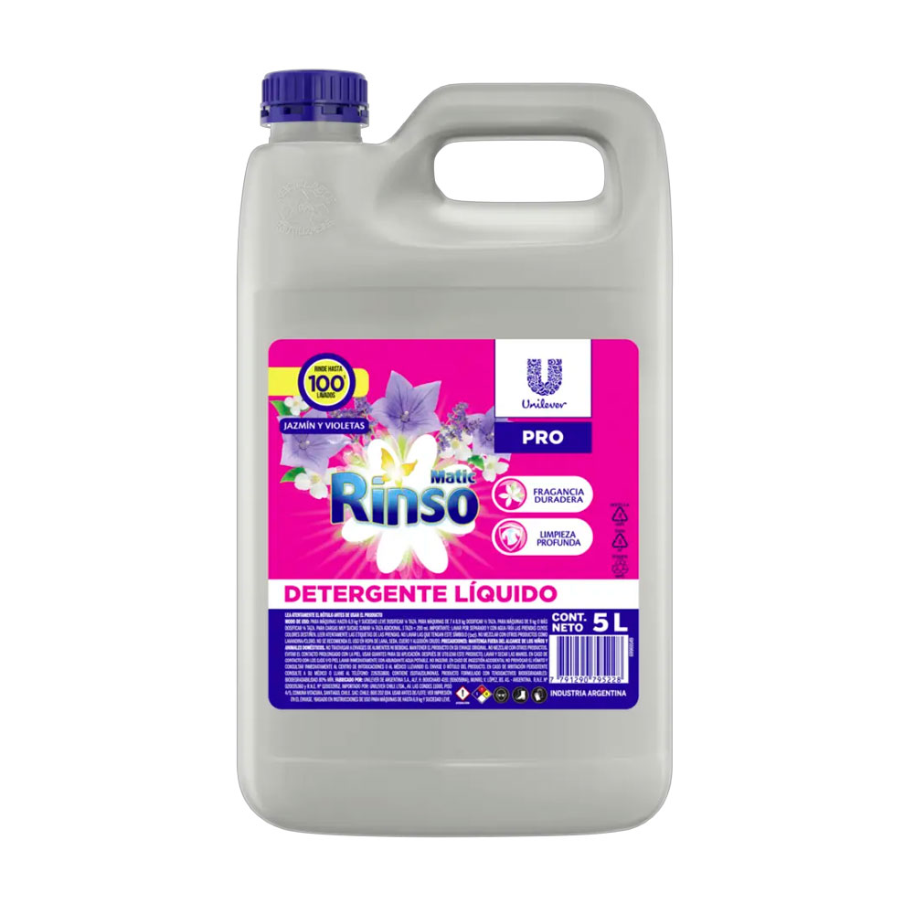 Super El Trebol - Rinso Líquido Professional Pro 5 Lt