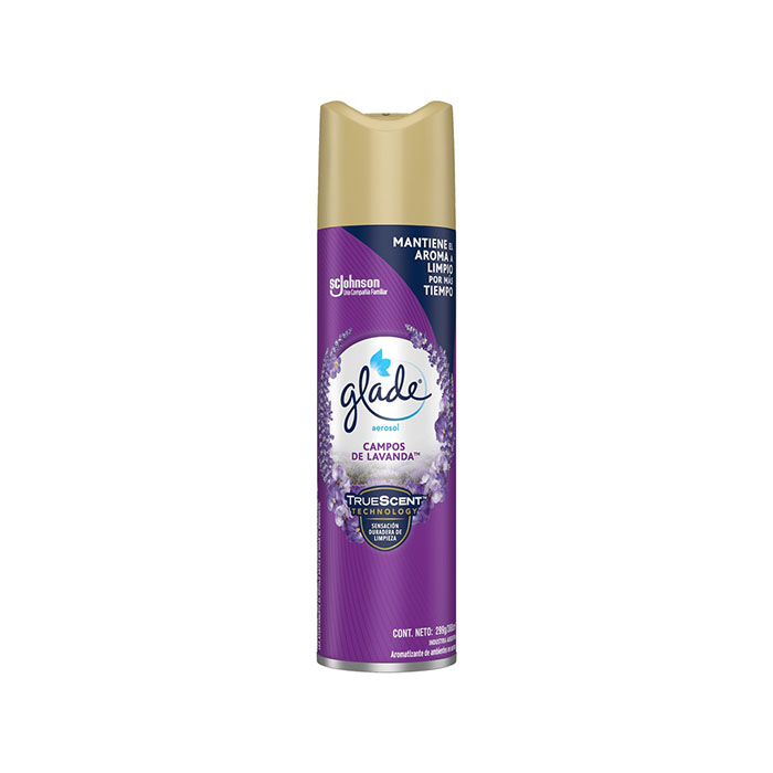 Super El Trebol - Desodorante Ambiental Glade Aerosol Campos De Lavanda 360 cc