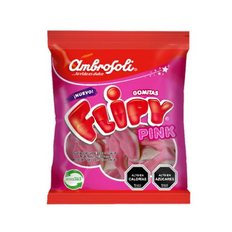 Super El Trebol - Gomita Ambrosoli Flipy Pink 90 grs