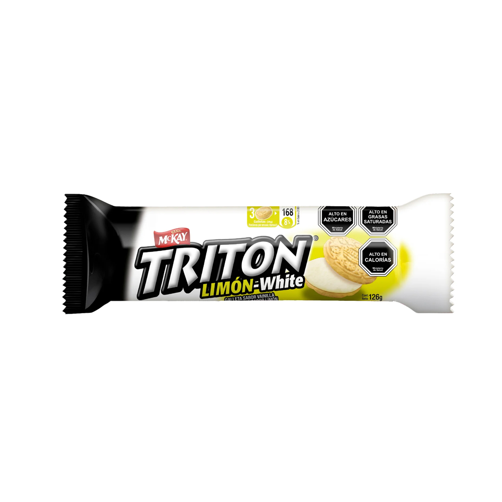 Super El Trebol - Galleta Tritón Lemon White 126 gr