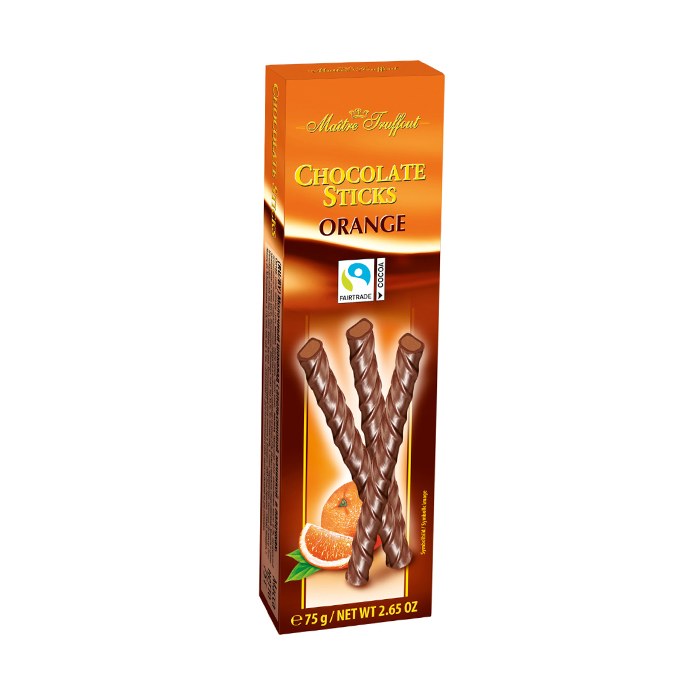 Super El Trebol - Chocolate Maitre Palitos Naranja 75 Grs