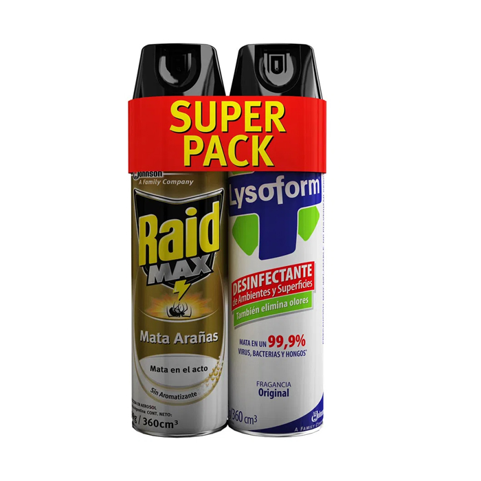 Super El Trebol - Raid Max 360cc Mas Lysoform Aerosol 360cc