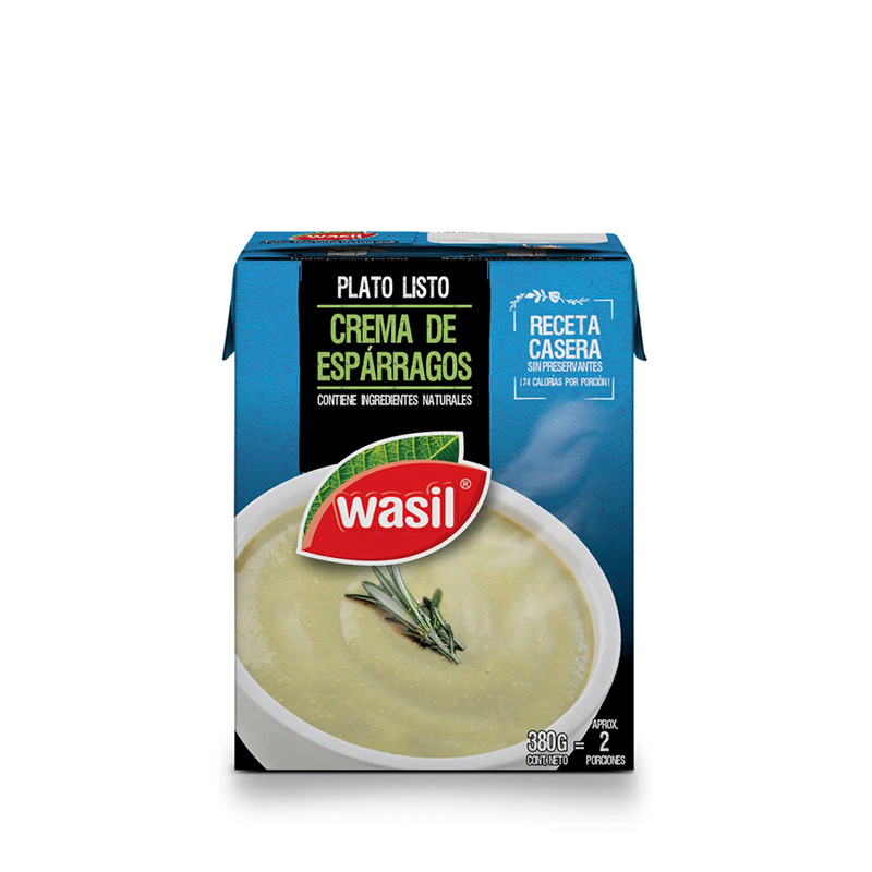 Super El Trebol - Crema Wasil Espárragos 380 grs
