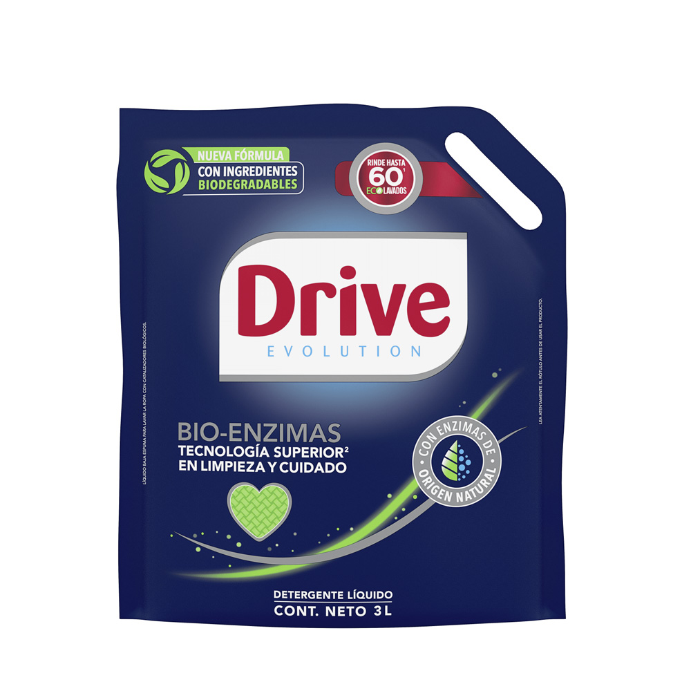 Super El Trebol - Detergente Drive Liquido Doypack 3 litros