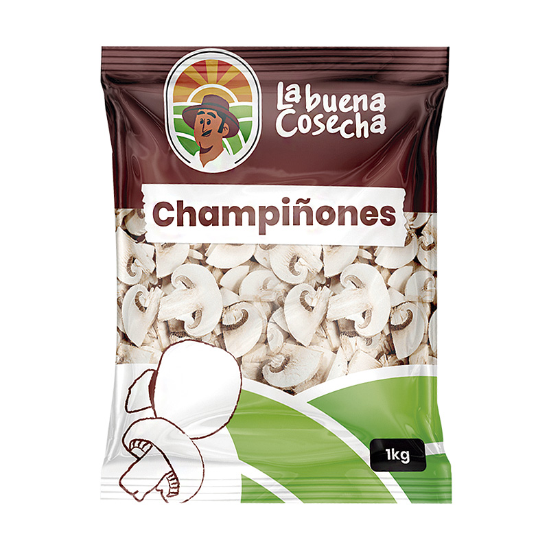 Super El Trebol - Champiñón Laminado La Buena Cosecha 1 Kilo