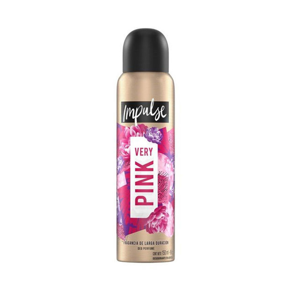 Super El Trebol - Desodorante Impulse Spray Very Pink 150 ml