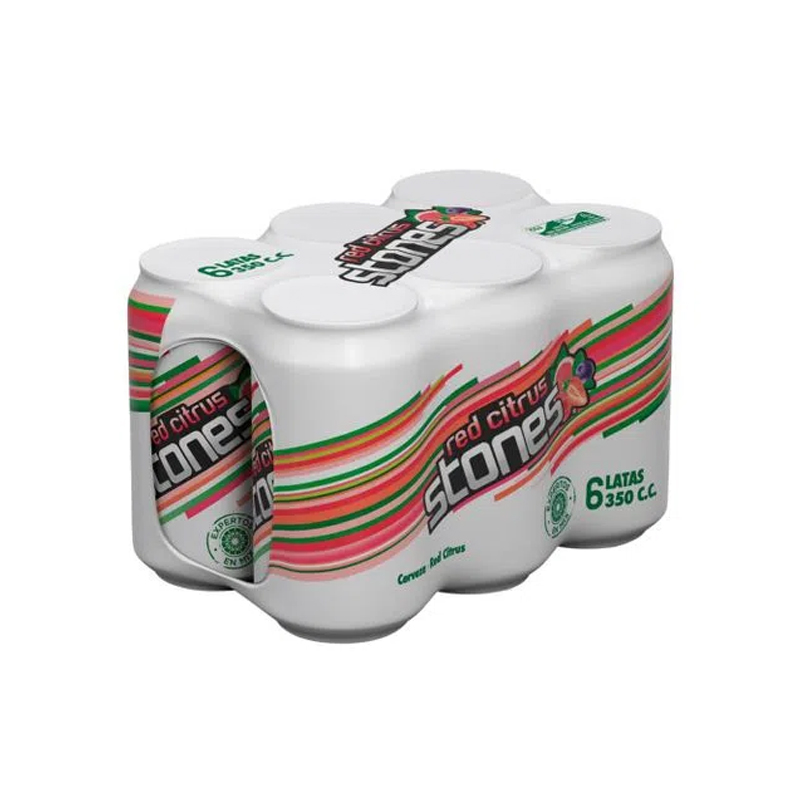 Super El Trebol - Cerveza Stones Red Citrus Lata 6 X 355 cc