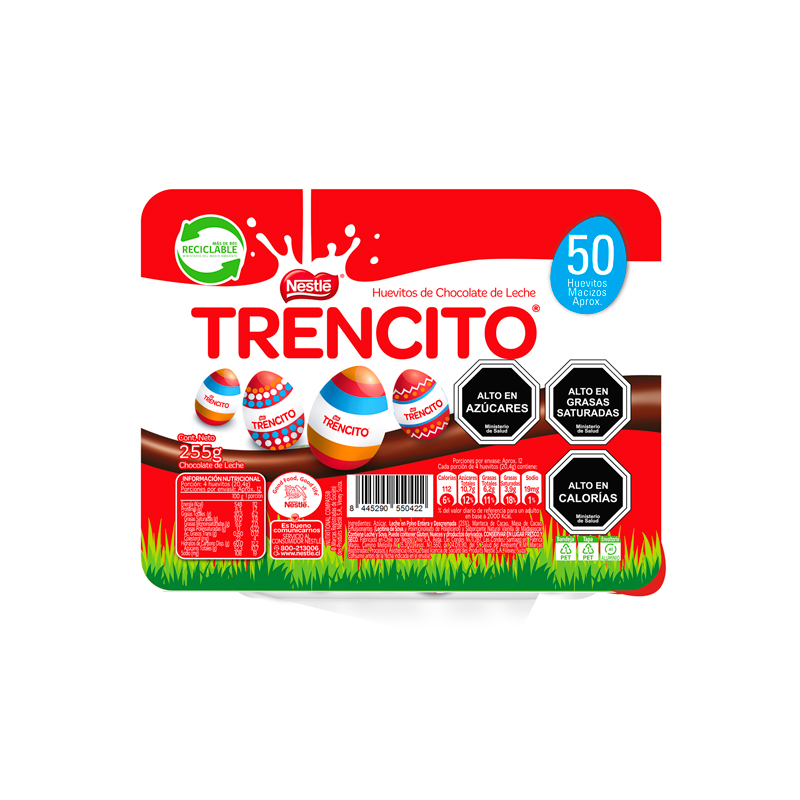 Super El Trebol - Huevitos de Chocolate Trencito Bandeja 255 grs