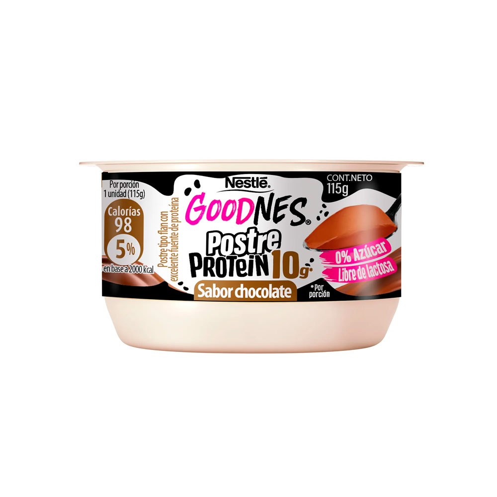 Super El Trebol - Postre Goodnes Protein Chocolate 115 Gr