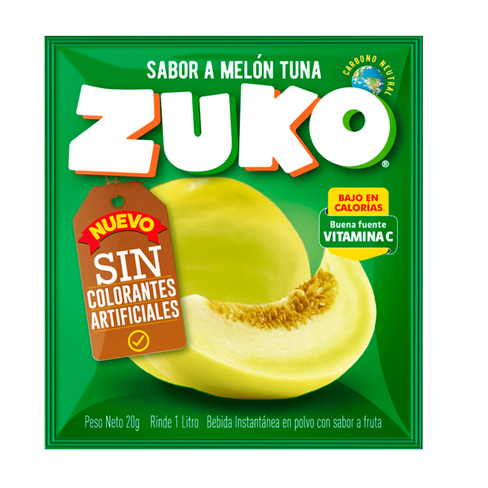 Super El Trebol - Jugo en Polvo Zuko Melón Tuna 20 gr