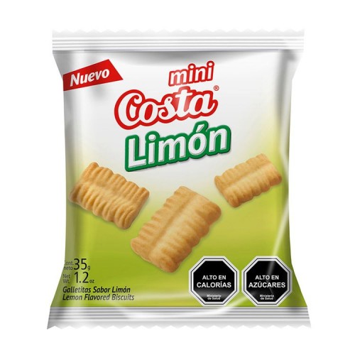 Super El Trebol - Galleta Costa Mini Limon 30 Grs