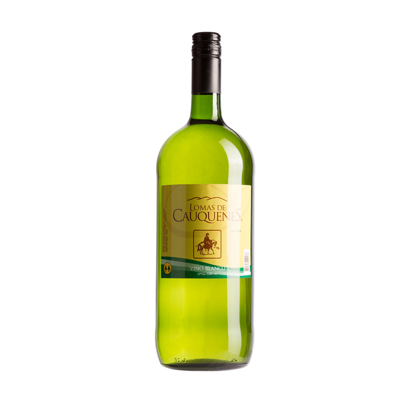 Super El Trebol - Vino Lomas Cauquenes Blanco Botella 1.5 Litros