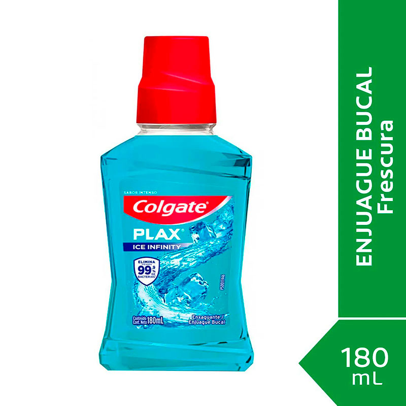 Super El Trebol - Enjuague Bucal Colgate Plax Ice Infinity 180 Ml