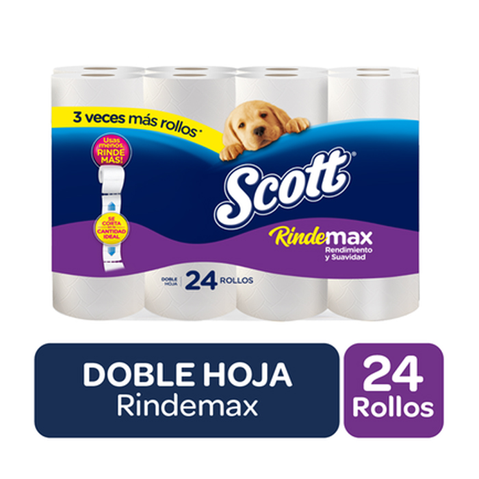 Super El Trebol - Papel Higiénico Scott Rindemax 24Rll 22Mts