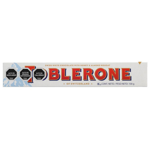 Super El Trebol - Chocolate Toblerone Blanco 100 Grs