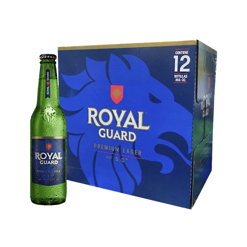 Super El Trebol - Cerveza Royal Guard Botella 12 x 355 cc