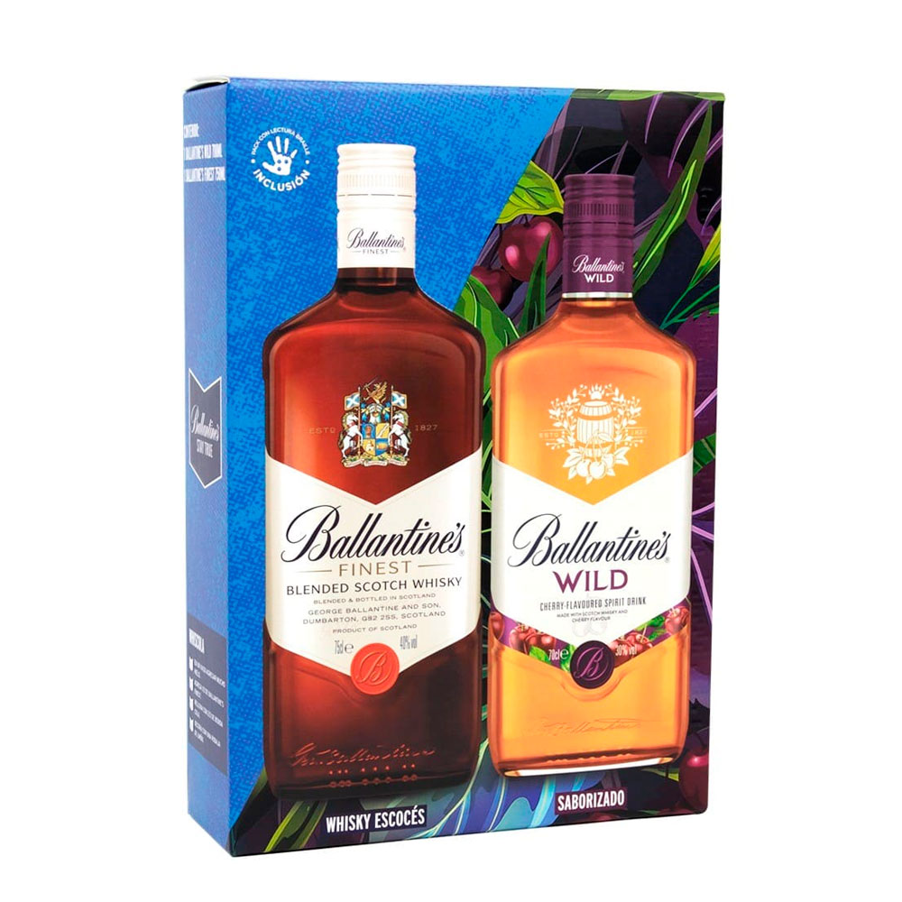 Super El Trebol - Whisky Ballantines Finest + Wild 700 cc