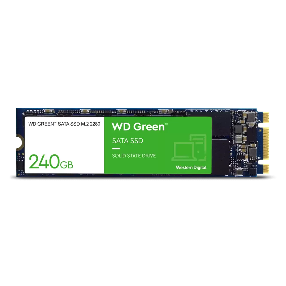 SSD WD Green SSD 240 GB, SATA, 6Gb/s, M.2 2280, Lectura 545MB/s - CTMAN