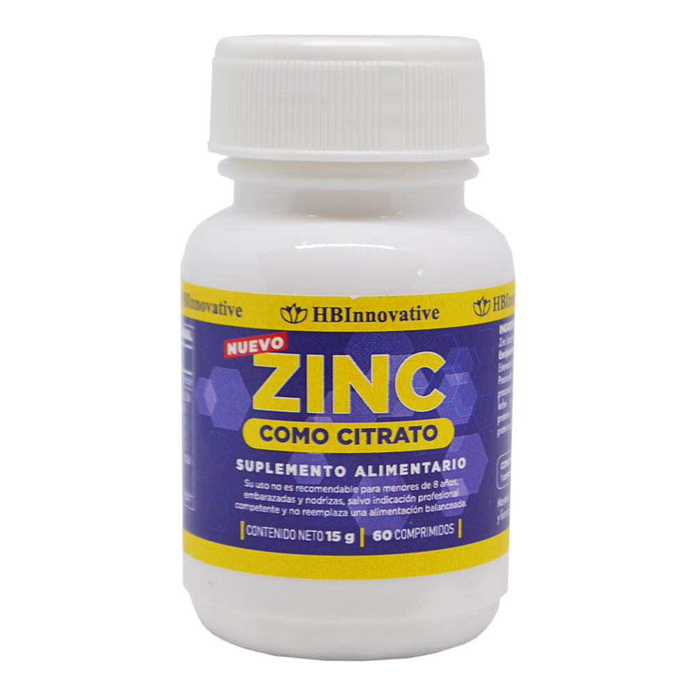 Zinc citrato x60 comprimidos, FDC - Farmacias Knop