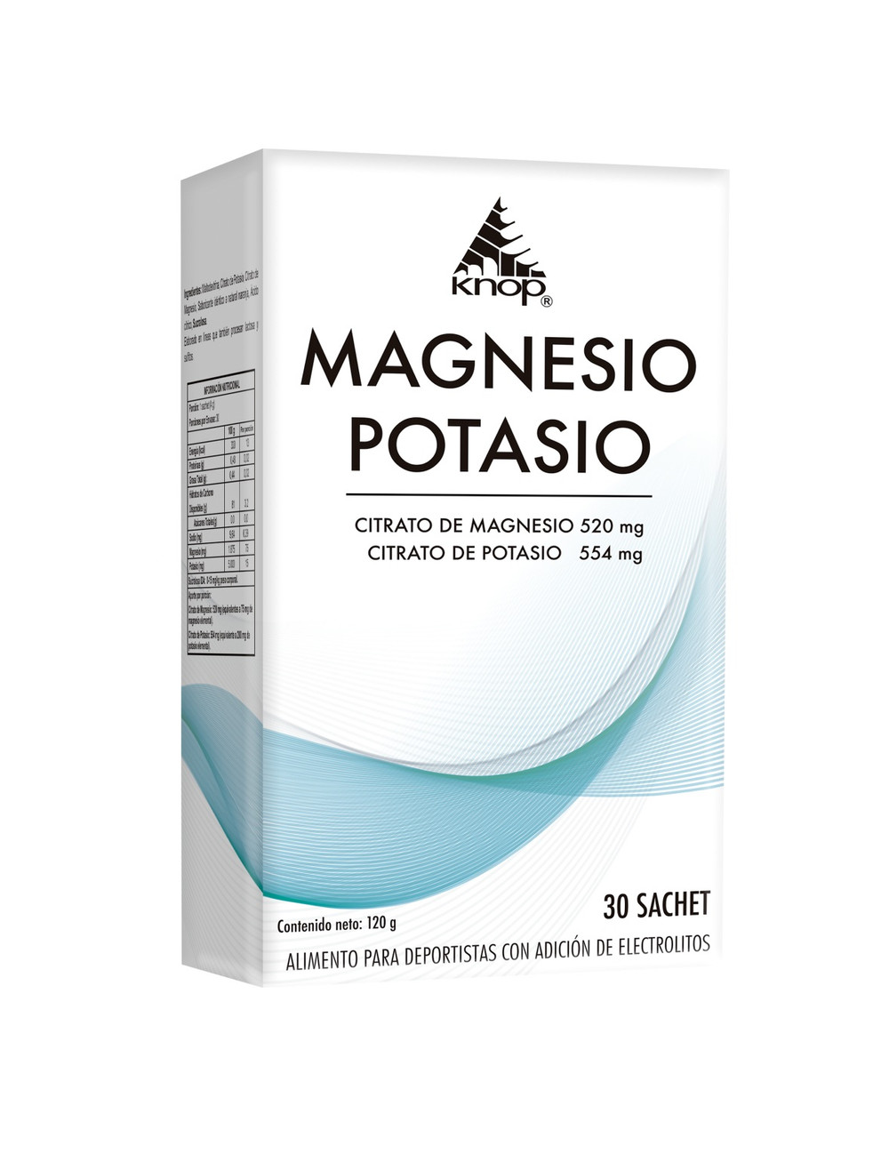 Magnesio + Potasio x30 sachet 4 grs, Knop - Farmacias Knop