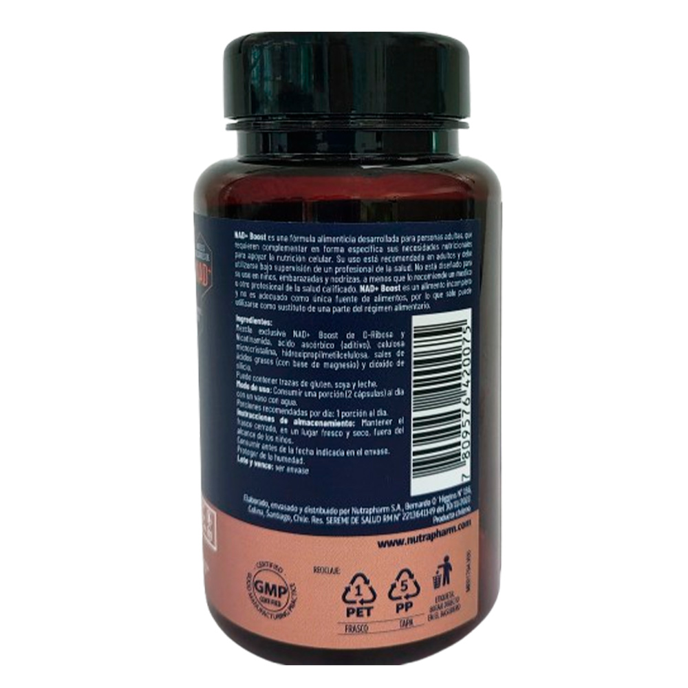 NAD+ Boost x60 cápsulas, Nutrapharm - Farmacias Knop