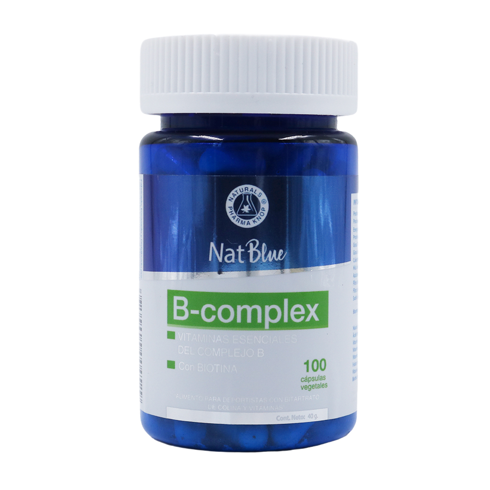 Natural B-complex 426 mg x 100 cápsulas vegetales - Natblue ...