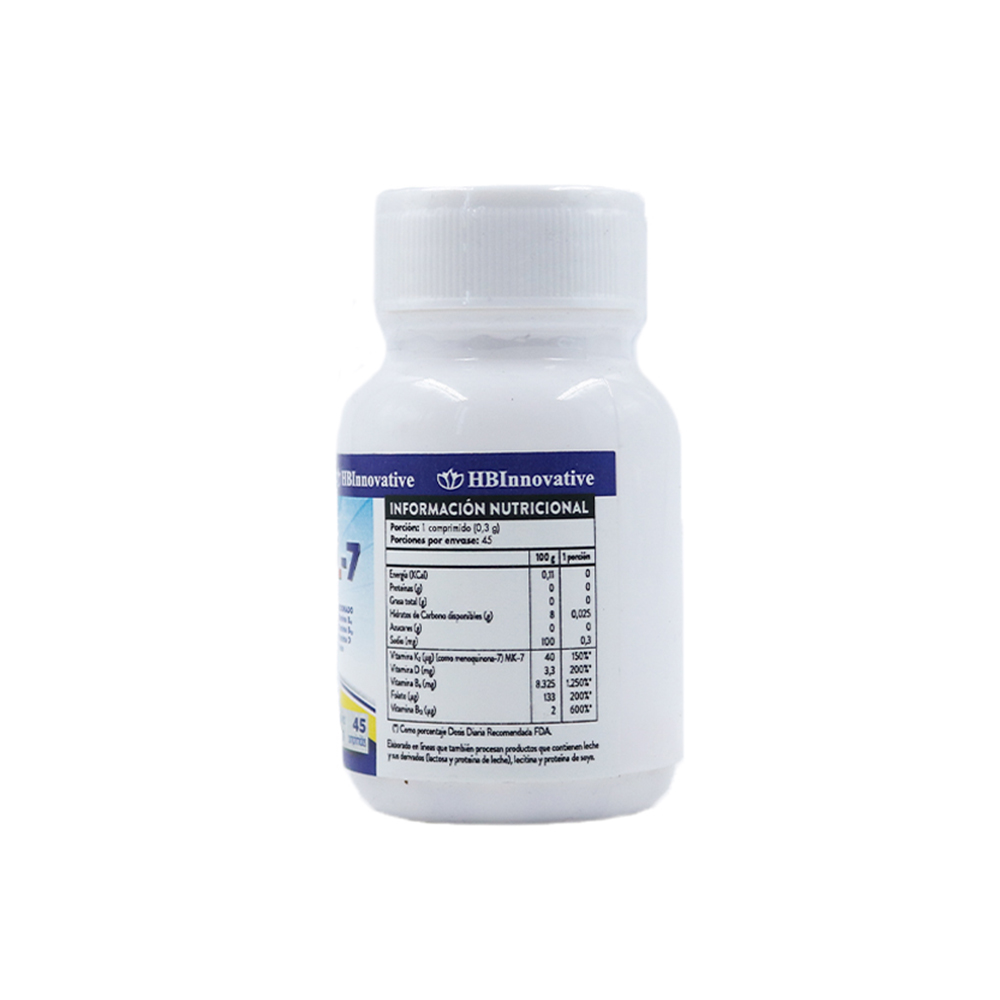 Menakol vitamina K2 mk7 x 45 comprimidos - HBI - Farmacias Knop