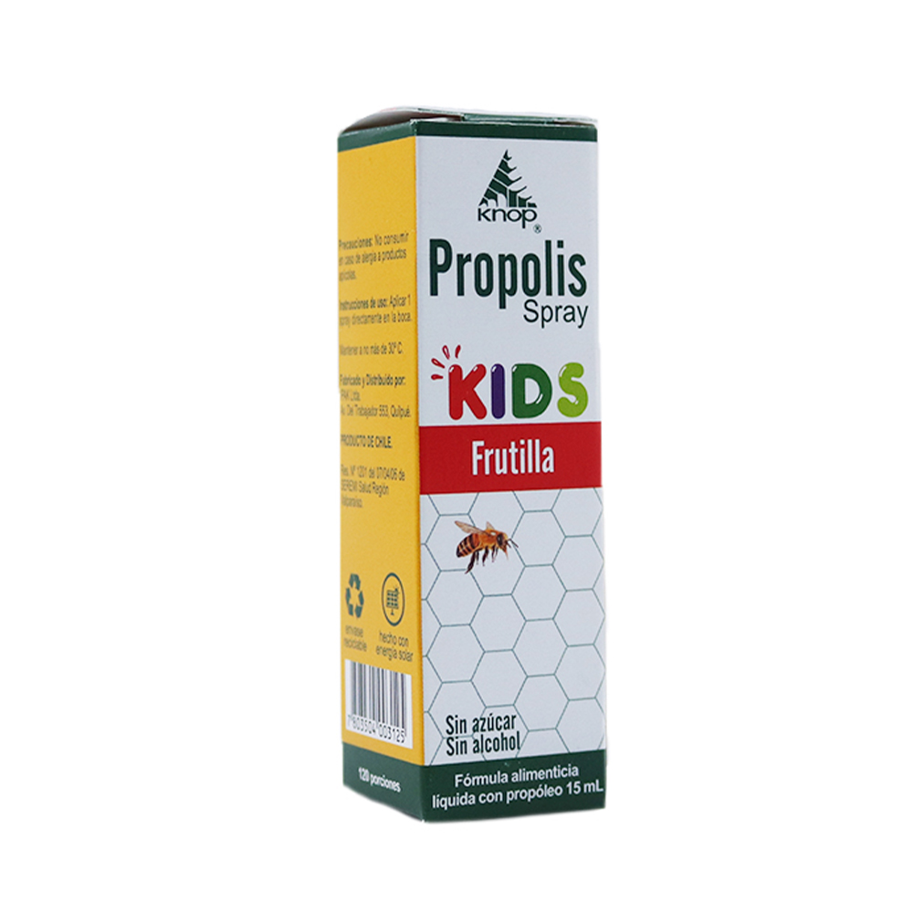 Propolis Kids Spray sabor Frutilla x 15 mL - Knop Laboratorios ...
