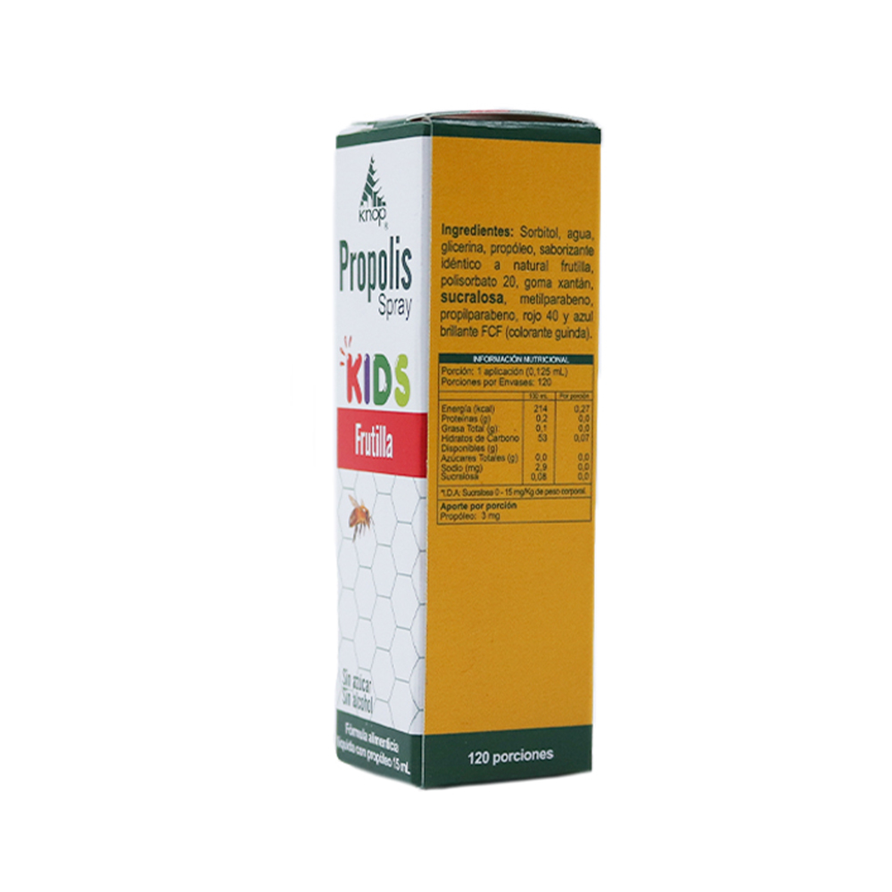 Propolis Kids Spray sabor Frutilla x 15 mL - Knop Laboratorios ...