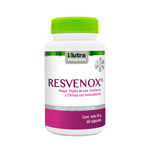 Resvenox x 60 cápsulas - Nutrapharm - Farmacias Knop