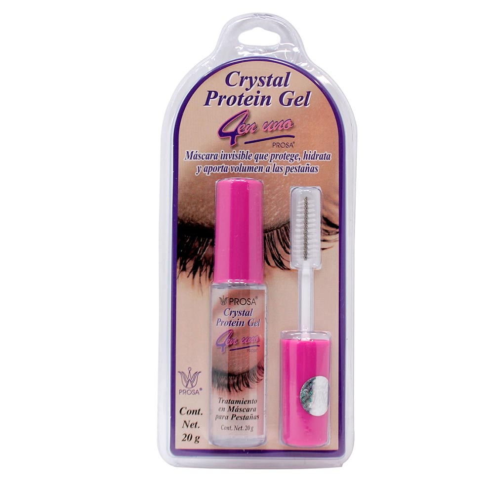 Mascara Pestañas Crystal Protein gel 18 g, Prosa - Farmacias Knop