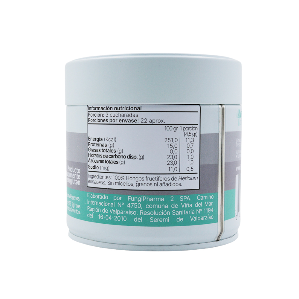 Melena de León en polvo 100 g, Fungi - Farmacias Knop