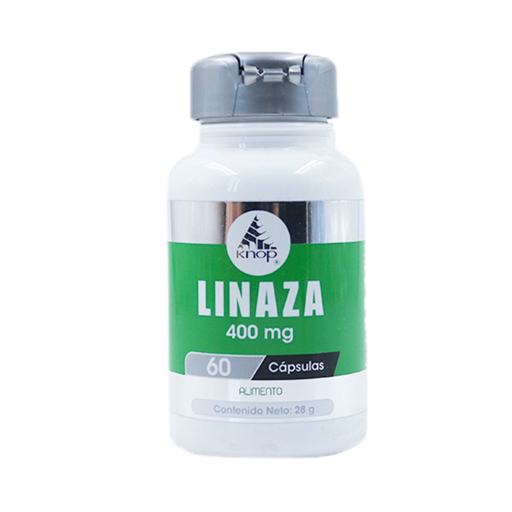 Linaza 400mg x 60 cápsulas - Knop Laboratorios® - Farmacias Knop