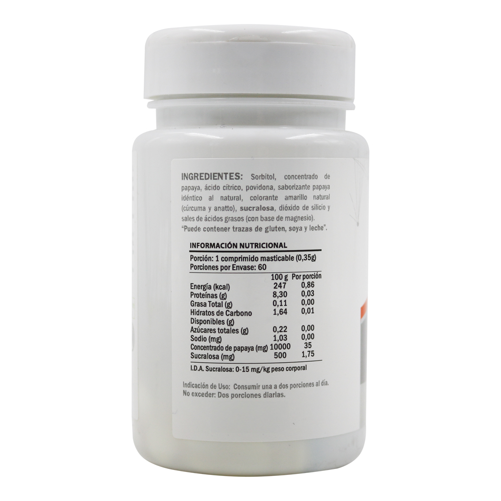 Papaya x 60 comprimidos masticables, CPN - Farmacias Knop