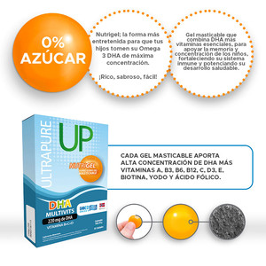 Omega UP DHA Multivits x30 Nutrigel, New Science - Farmacias Knop