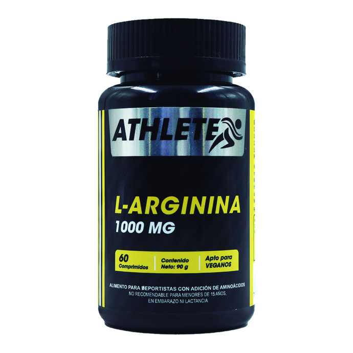 L-Arginina 1000mg x60 comprimidos, Athlete - Farmacias Knop