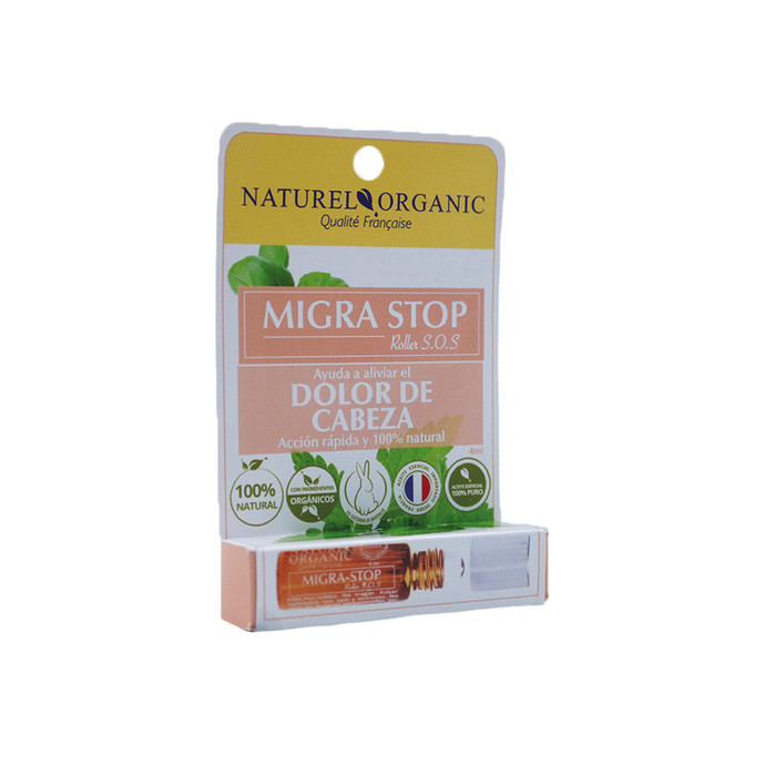 Aromaterapia Roll on Migra - Stop Naturel 4 mL - Farmacias Knop