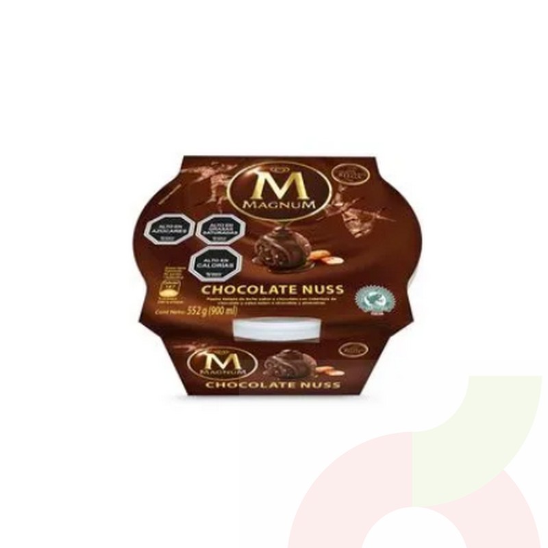 Helado Magnum Chocolate Nuss 900ml - Supermercados Eltit
