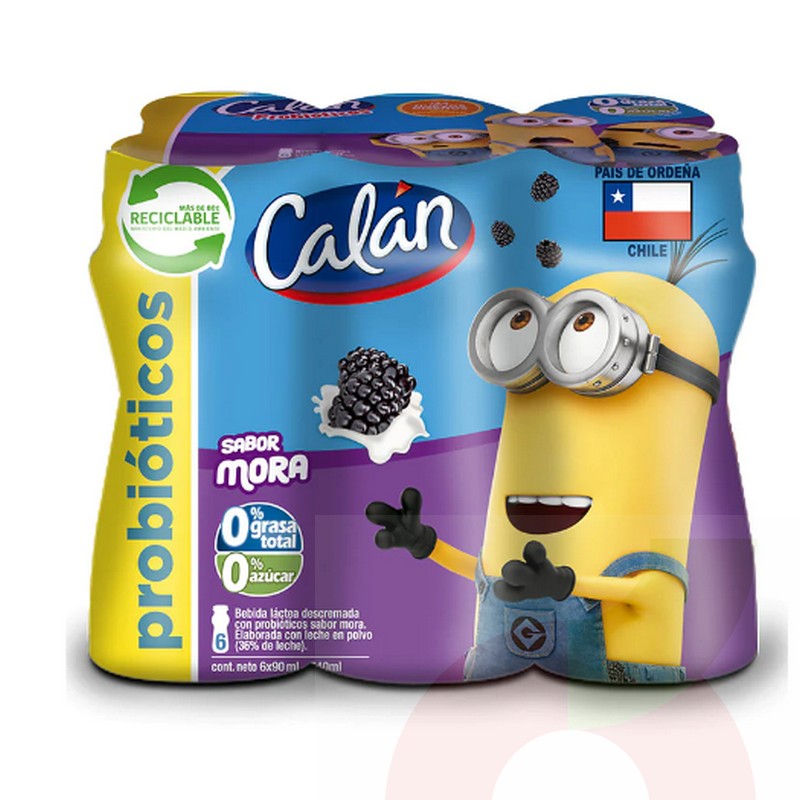 Probiótico Mora Calan 6 Unidades 90Ml - Supermercados Eltit