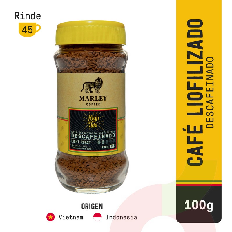 Café Liofilizado Descafeinado Marley 100Gr - Supermercados Eltit
