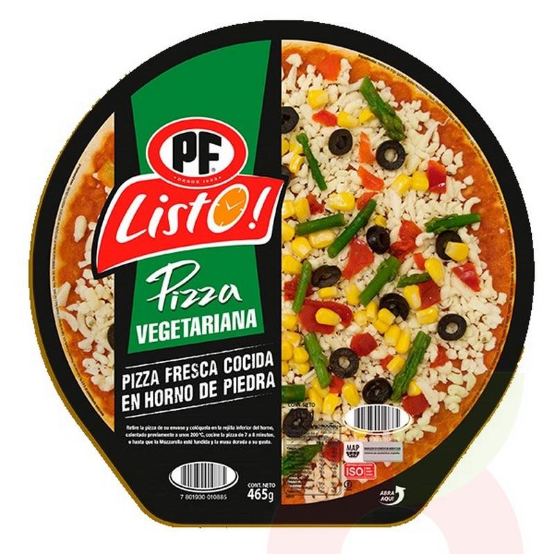 Pizza Vegetariana Listo PF 465Gr - Supermercados Eltit
