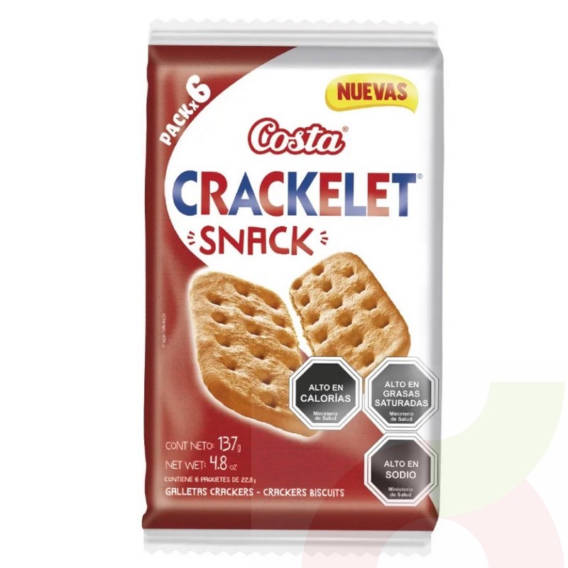 Galleta Crackelet Snack 137Gr - Supermercados Eltit